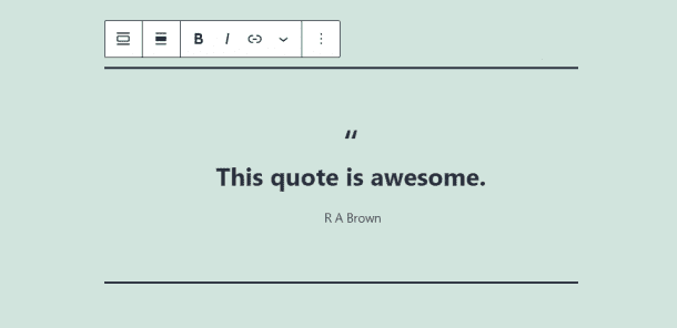 How to Use the WordPress Pullquote Block