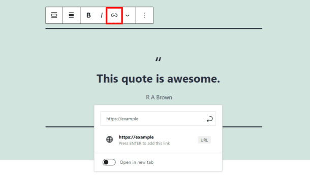 How to Use the WordPress Pullquote Block