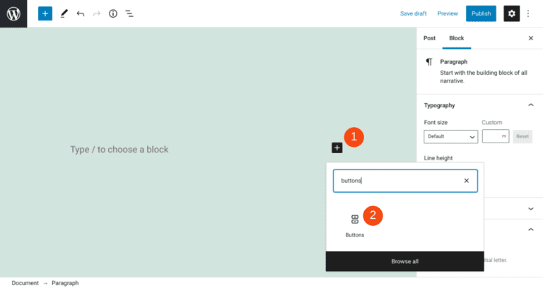 How to Use the WordPress Buttons Block