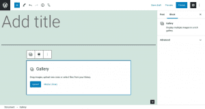 How to Use the WordPress Gallery Block
