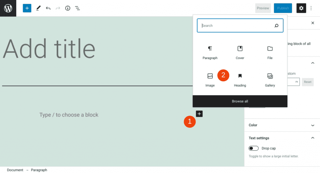 How to Use the WordPress Image Block