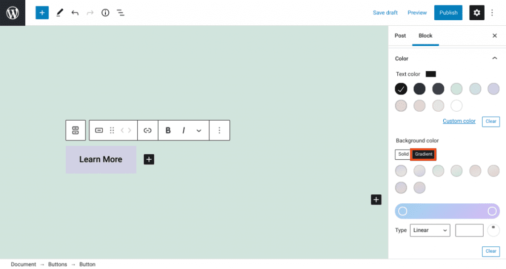 How to Use the WordPress Buttons Block