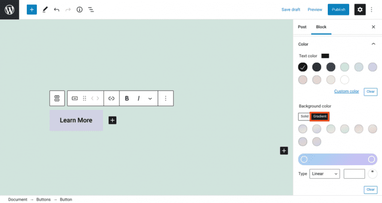 How to Use the WordPress Buttons Block