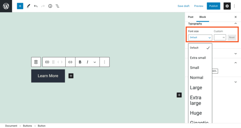 How to Use the WordPress Buttons Block