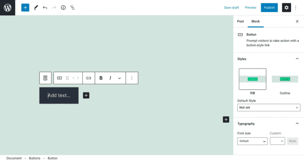 How to Use the WordPress Buttons Block