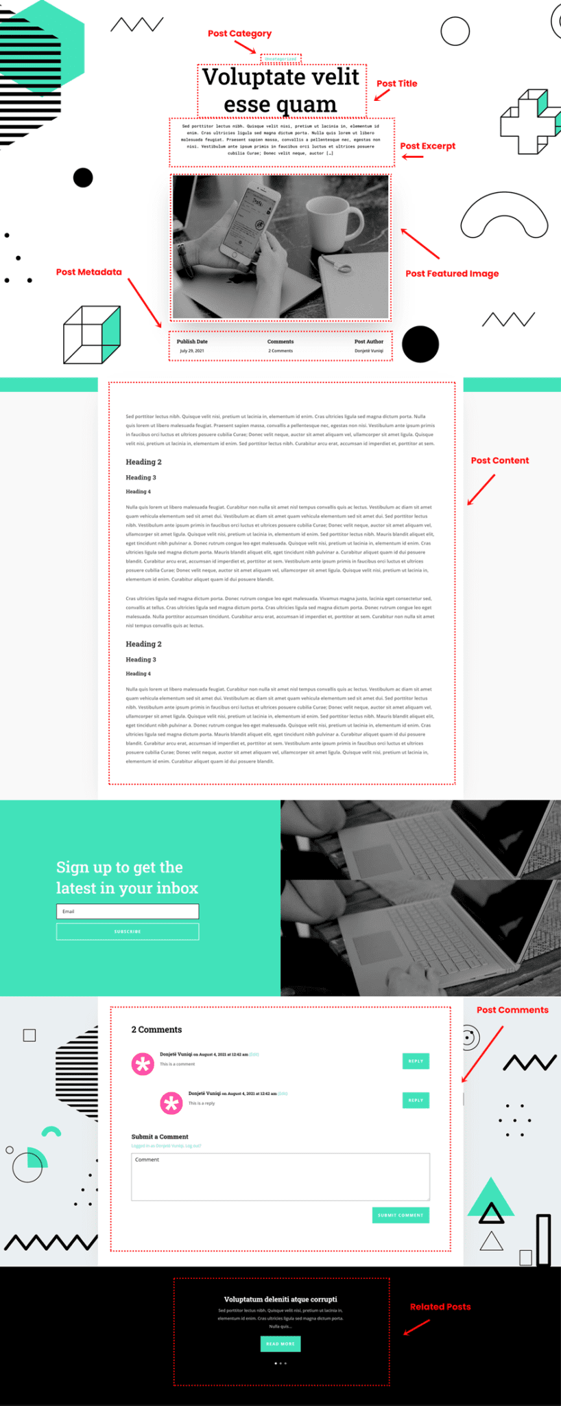 Download a FREE Blog Post Template for Divi's Data Science Layout Pack