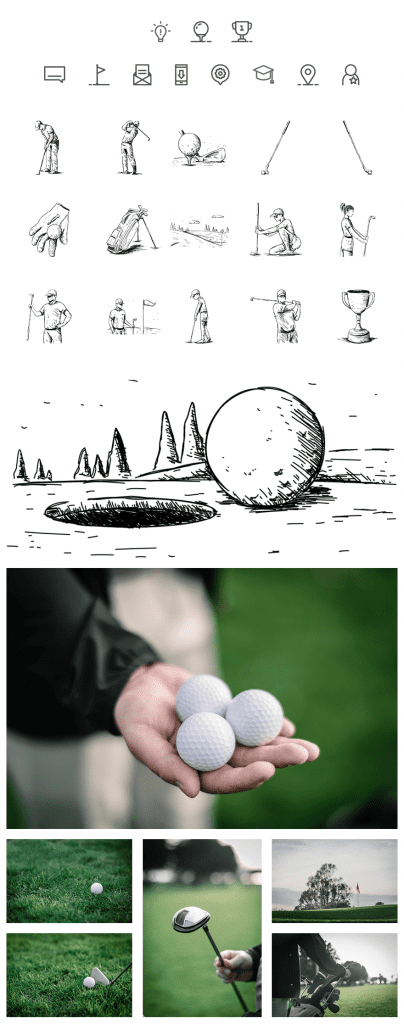 Get a FREE Golf Lessons Layout Pack for Divi