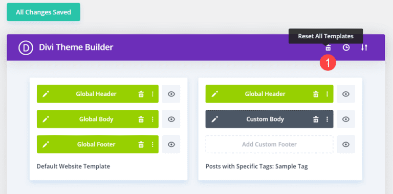 How To Reset All Templates In The Divi Theme Builder