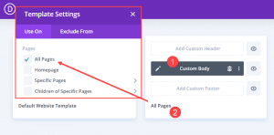 How to Exclude Pages/Posts from Templates in the Divi Theme Builder