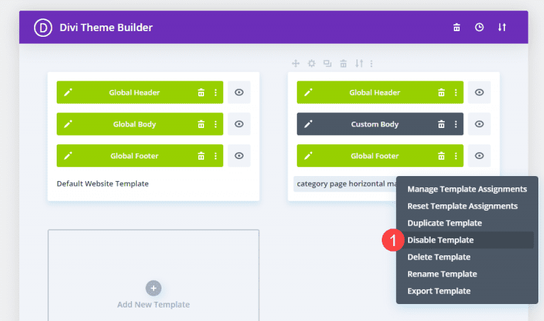 How to Restore a Template in the Divi Theme Builder