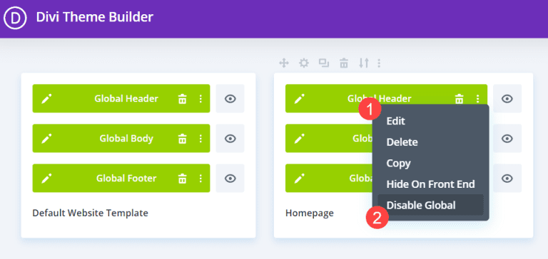 How to Use a Different Divi Header on the Homepage