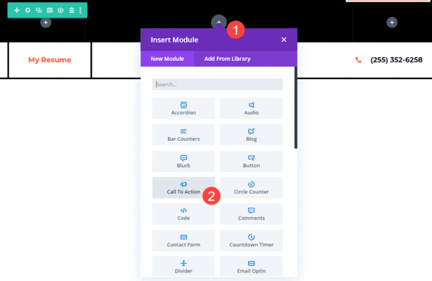 Customizing Divi’s Secondary Menu Bar with a Call to Action