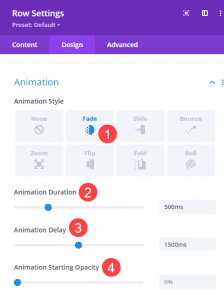 How to Add Animations to Sections/Rows