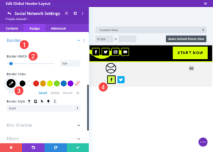 How to Add Social Icons to Divi’s Primary Menu