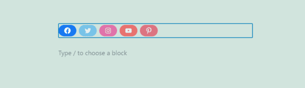 How to Use the WordPress Social Icons Block