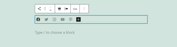How to Use the WordPress Social Icons Block