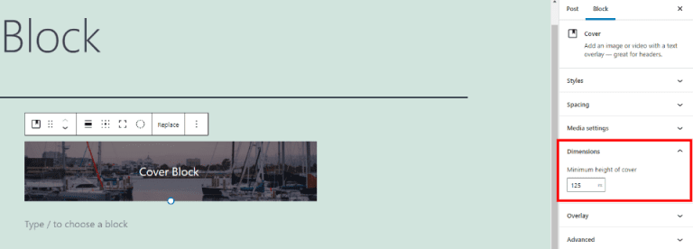 How to Use the WordPress Cover Block