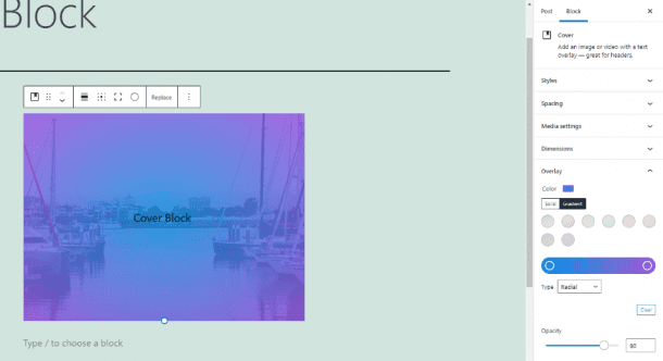 How to Use the WordPress Cover Block