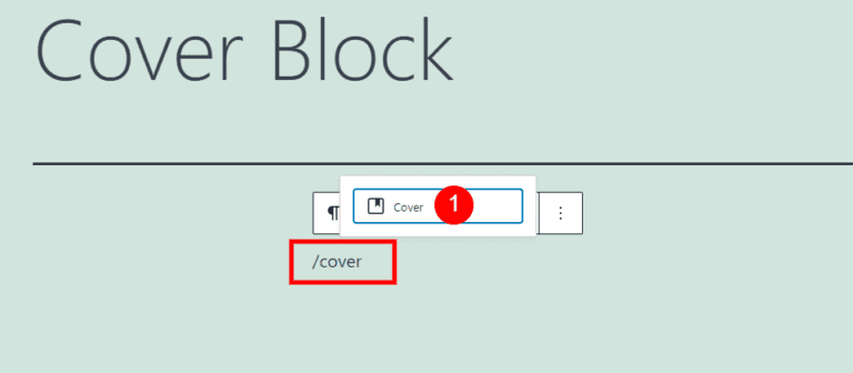 How to Use the WordPress Cover Block