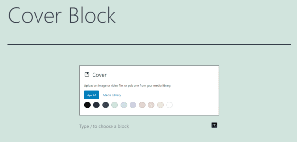 How To Use The WordPress Cover Block how-to-use-the-wordpress-cover-block