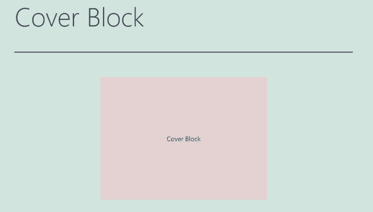 How to Use the WordPress Cover Block