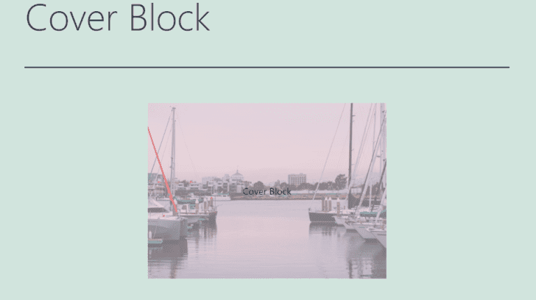 How to Use the WordPress Cover Block