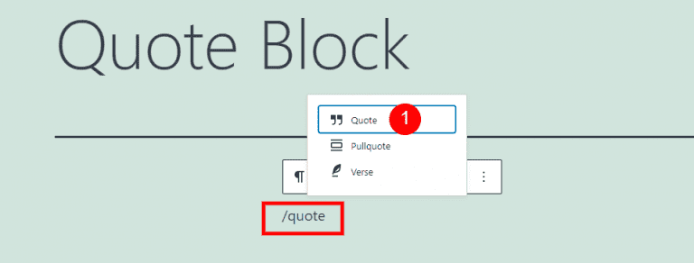 How to Use the WordPress Quote Block