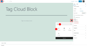 How to Use the WordPress Tag Cloud Block