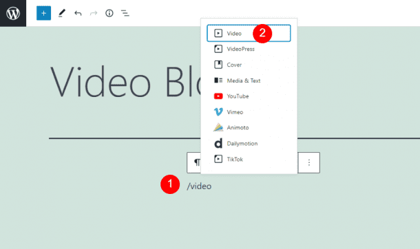 How to Use the WordPress Video Block