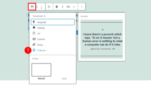 How to Use the WordPress Quote Block