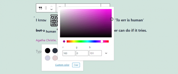 How to Use the WordPress Quote Block