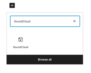 How to Use the SoundCloud Embed Block