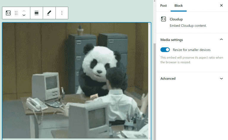How to Use the WordPress Cloudup Embed Block