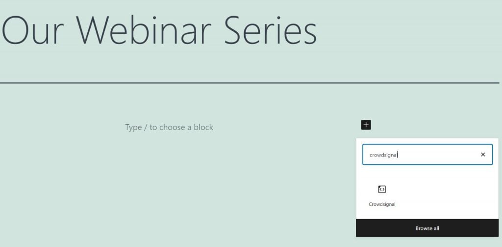 How to Use the WordPress Crowdsignal Embed Block