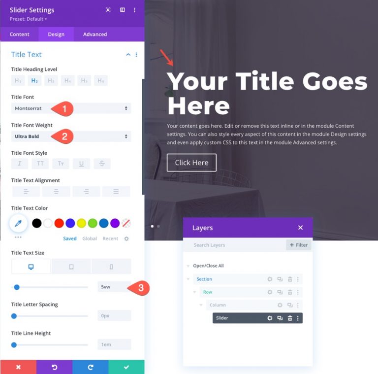 How to Create a Fullscreen Slider with Divi
