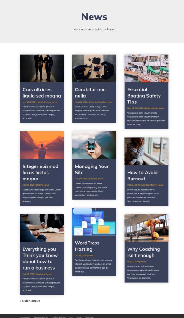 How to Give Your Divi Archive Pages a Masonry Layout