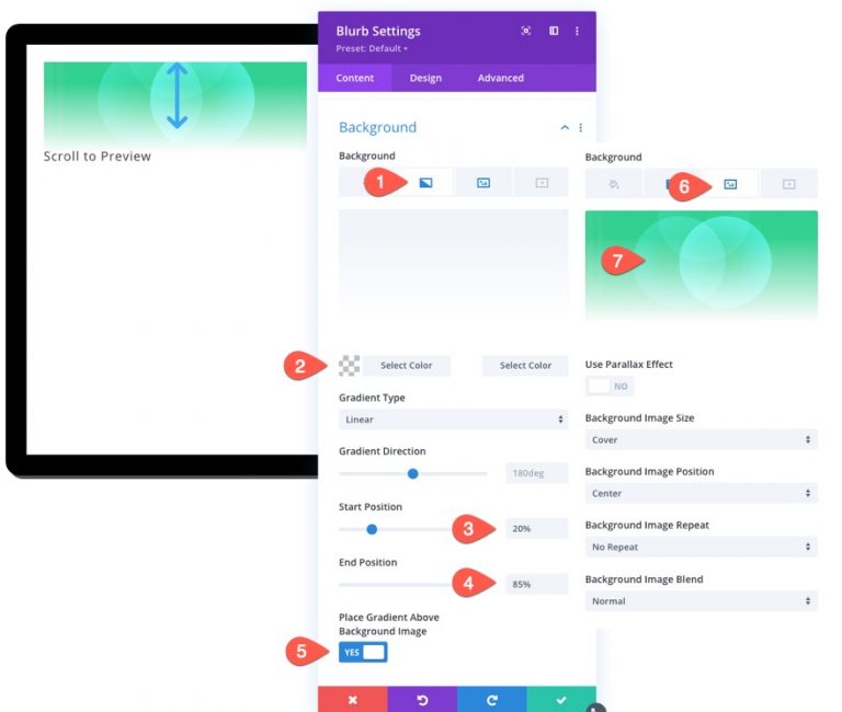 How to Design a Tablet with Scrollable Teaser Content in Divi