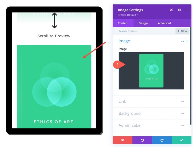 How to Design a Tablet with Scrollable Teaser Content in Divi
