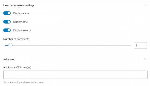 How to Use the WordPress Latest Comments Block