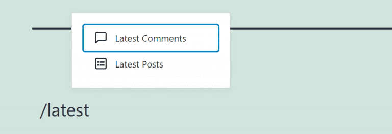 How to Use the WordPress Latest Comments Block