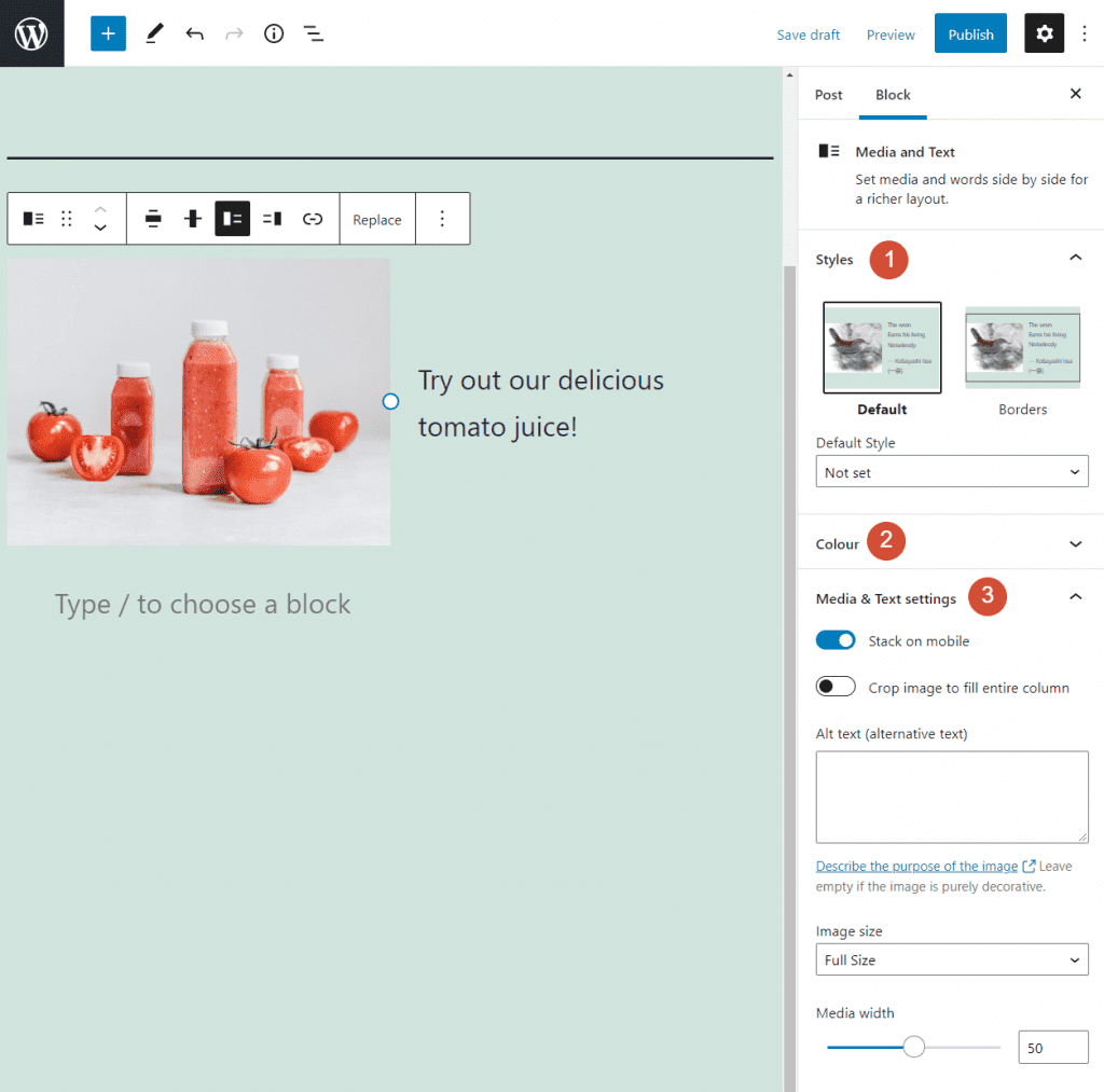 How to Use the WordPress Media and Text Block