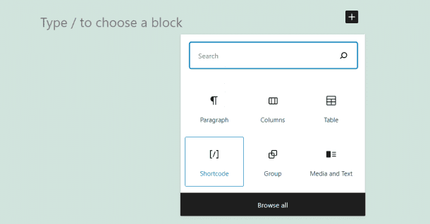 How to Use the WordPress Shortcode Block
