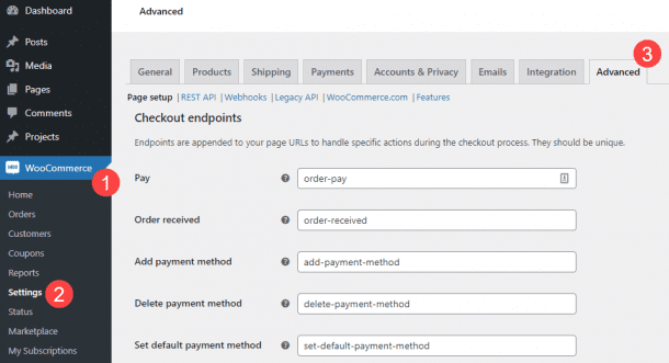 Understanding WooCommerce Endpoints