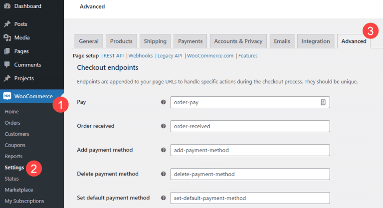 Understanding WooCommerce Endpoints
