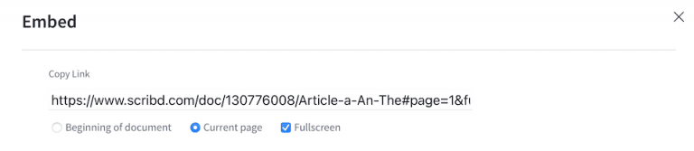 How to Use the WordPress Scribd Embed Block