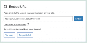 How to Use the WordPress Screencast Embed Block | Elegant Themes Blog