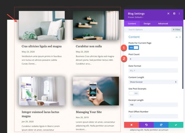 Download a FREE Category Page Template for Divi's Home Staging Layout Pack