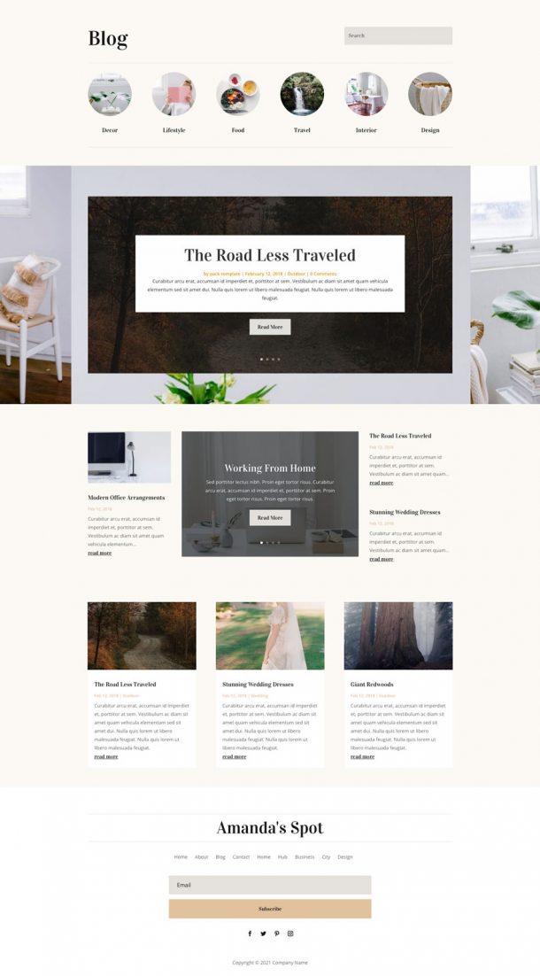 Get a FREE Blogger Layout Pack for Divi