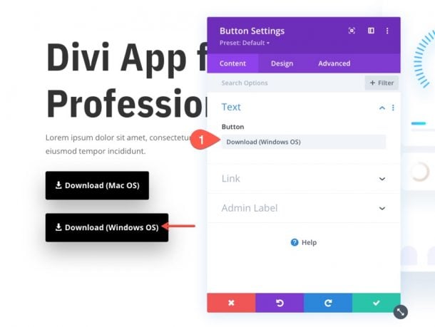How to Display Download Buttons for Respective Operating Systems in Divi