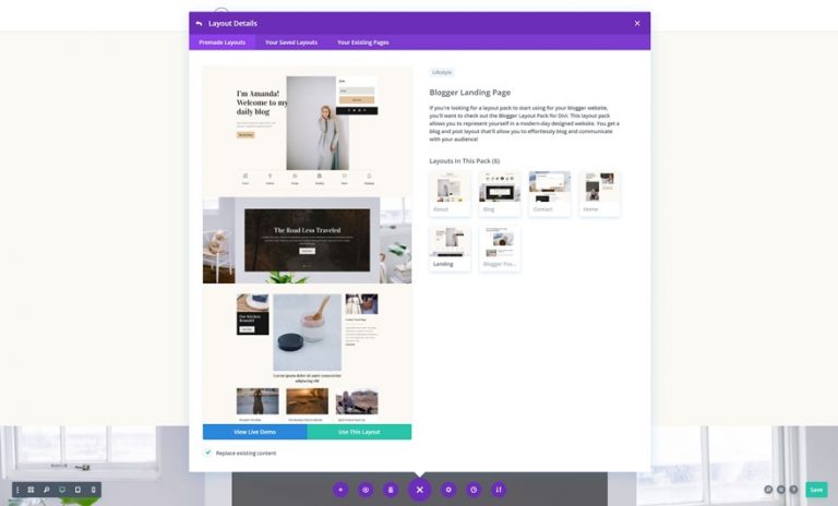Get a FREE Blogger Layout Pack for Divi
